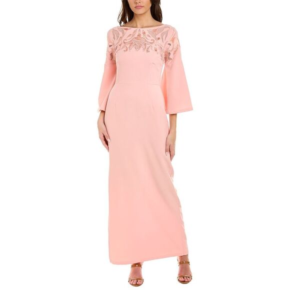 JS Collections | Dresses | Js Collections Ezra Cutout Column Gown ...